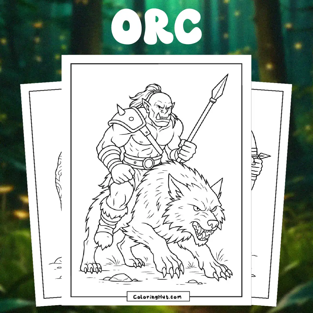 Free Orc Coloring Pages | Coloring Hut